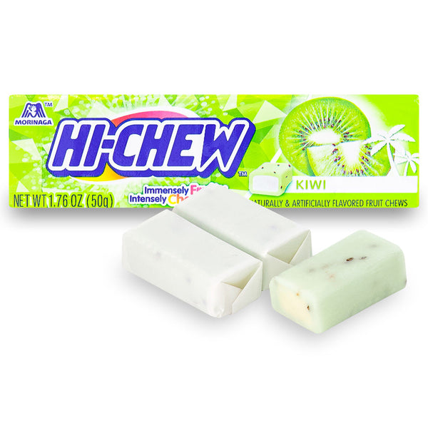 Hi-Chew Fruity Chewy Candy Kiwi Flavour 50g -Pack of 15 (Best Before D