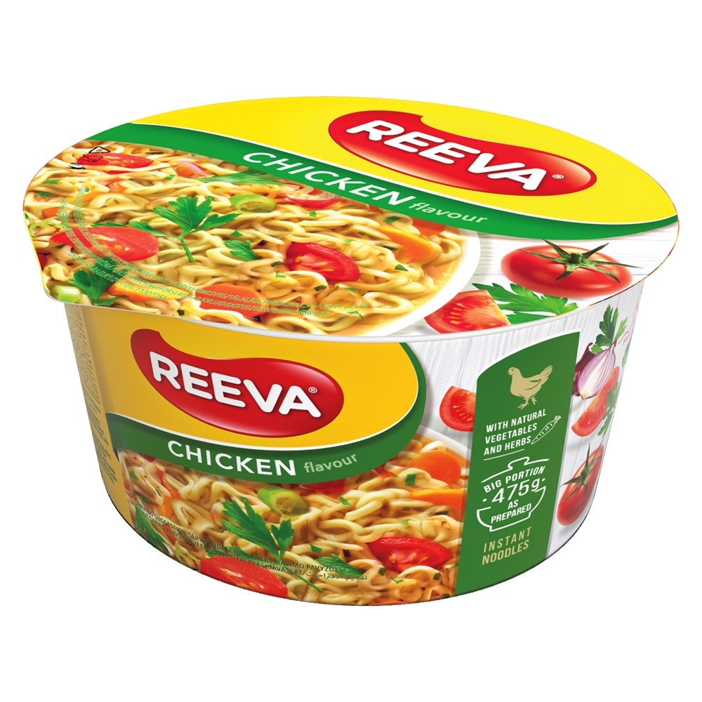 Reeva Chicken Flavour Big Portion Instant Noodles 75g