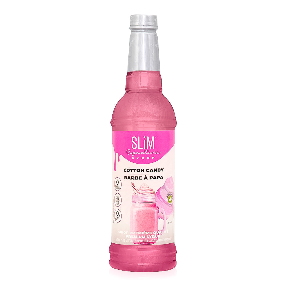 Slim Signature | 0 Calorie | 0 Carb | 0 Sugar | Cotton Candy Syrup 750