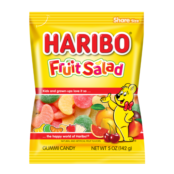 Haribo (USA) Fruit Salad Bag 142g (Best Before : Feb 2026)