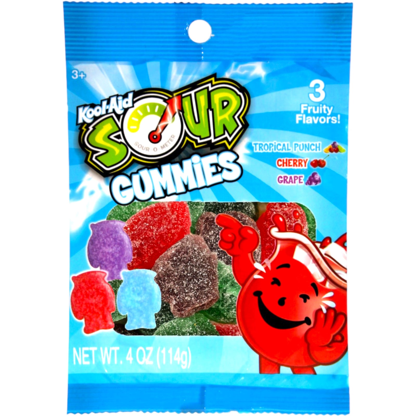 Kool Aid 3 Fruity Flavours Sour Gummies 114g (Best Before : 22 Aug 202