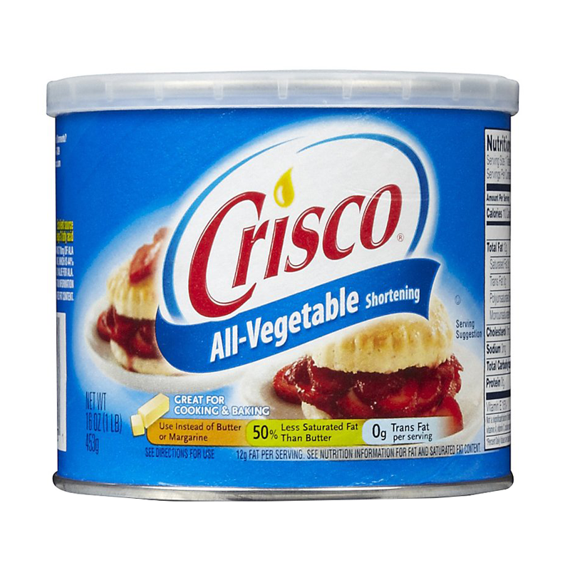Crisco All Vegetable Shortening 454g Can