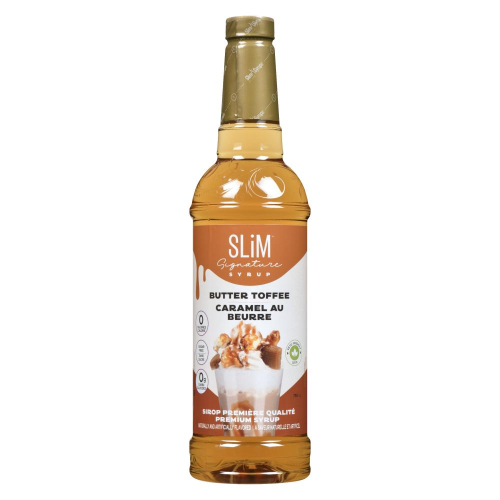 Slim Signature | 0 Calorie | 0 Carb | 0 Sugar | Butter Toffee Syrup 75
