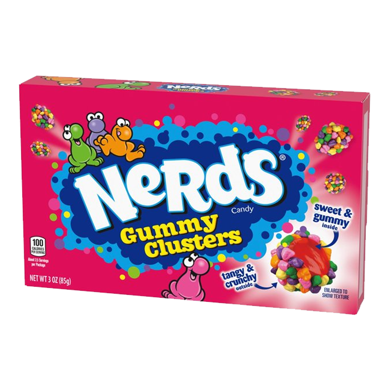 Nerds Rainbow Gummy Clusters Theatre Box 85g