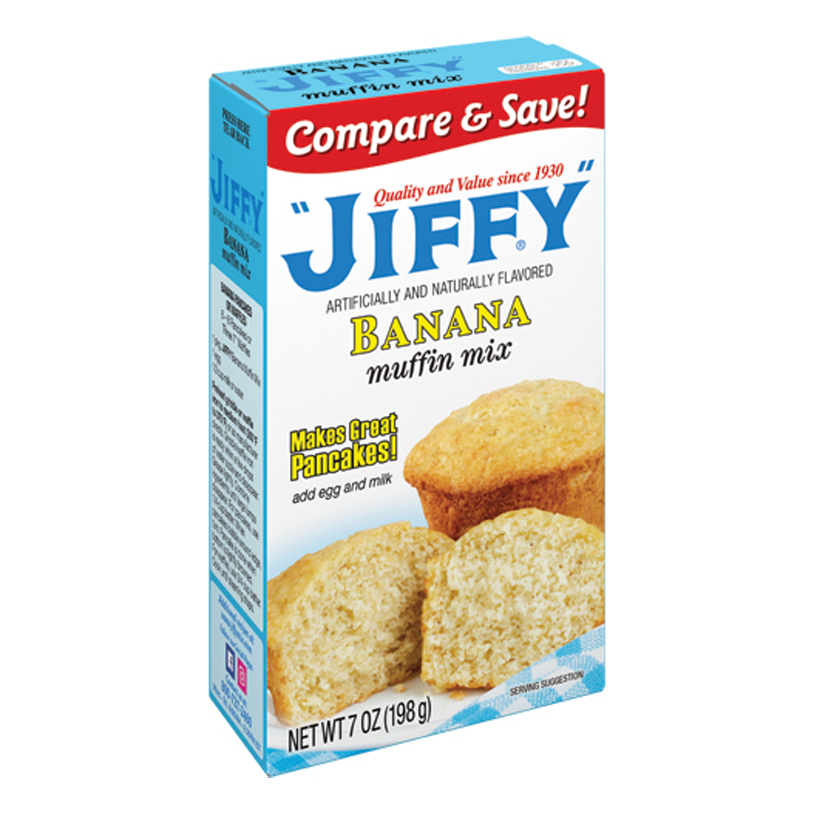 Jiffy Banana Muffin Mix 198g (Best Before Date:- 27/03/2025)
