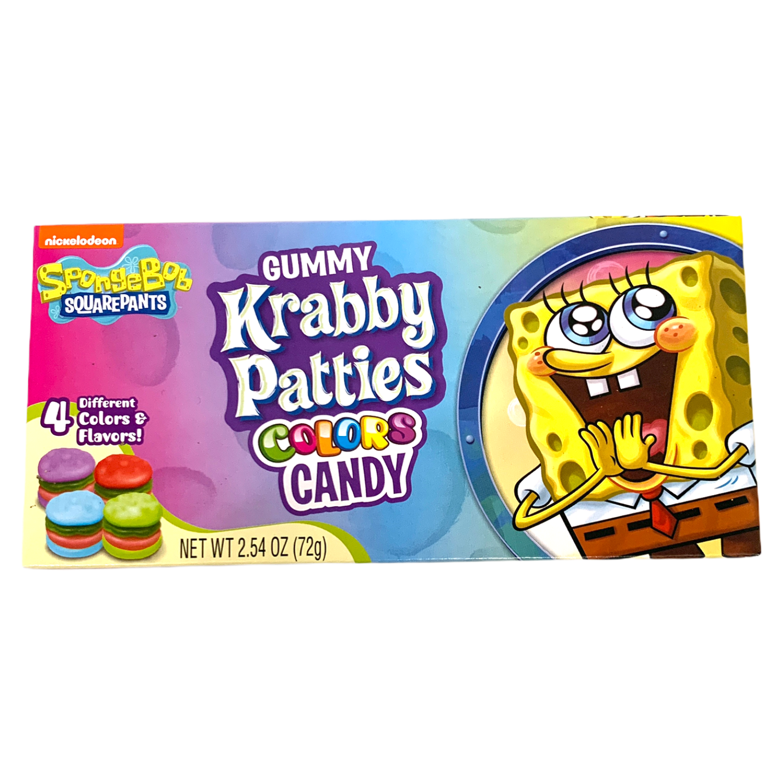 Spongebob Squarepants Gummy Krabby Patties Colors Candy 72g (Best Befo