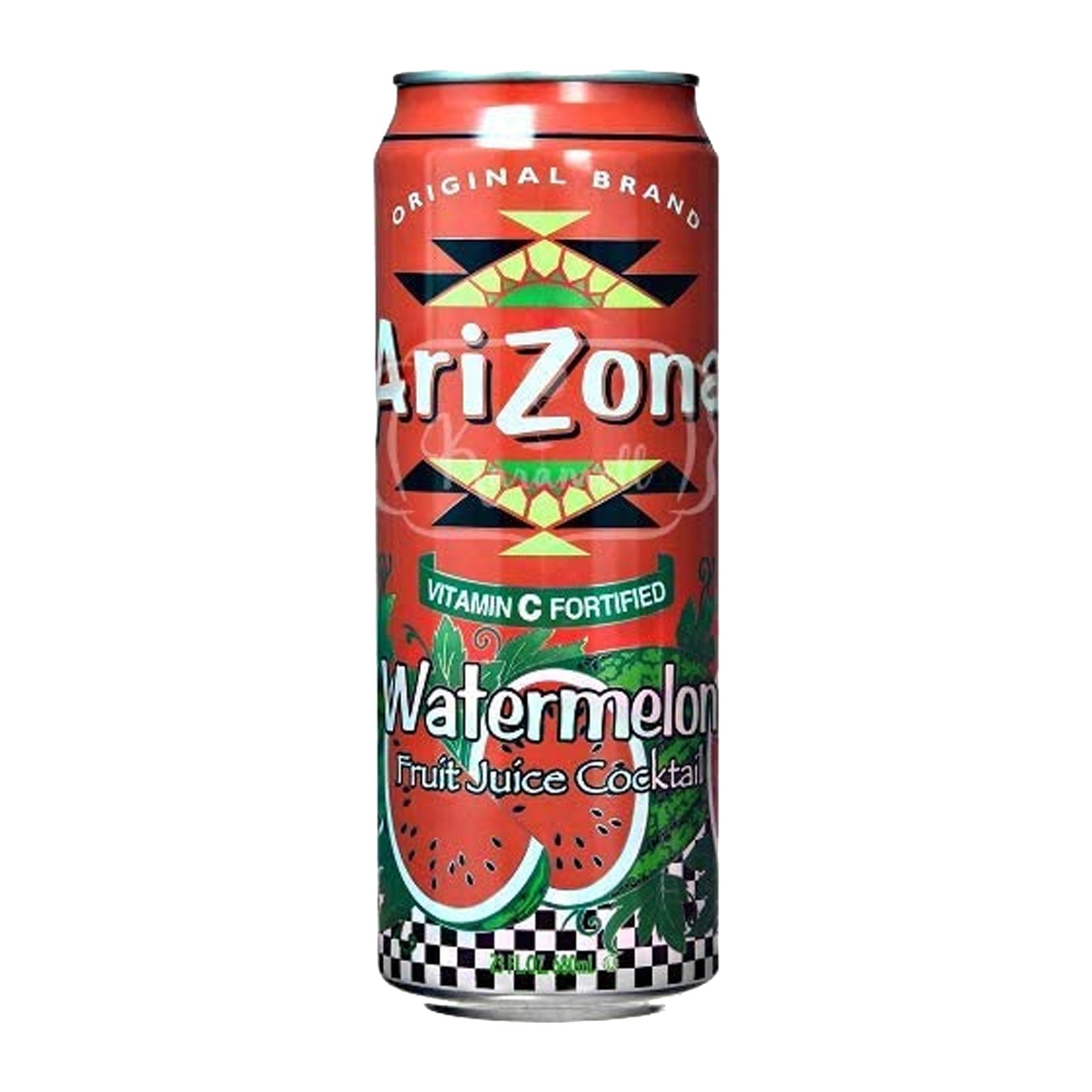 Arizona Watermelon Fruit Juice Cocktail Slim Cans 340ml Pack of 6 (Bes